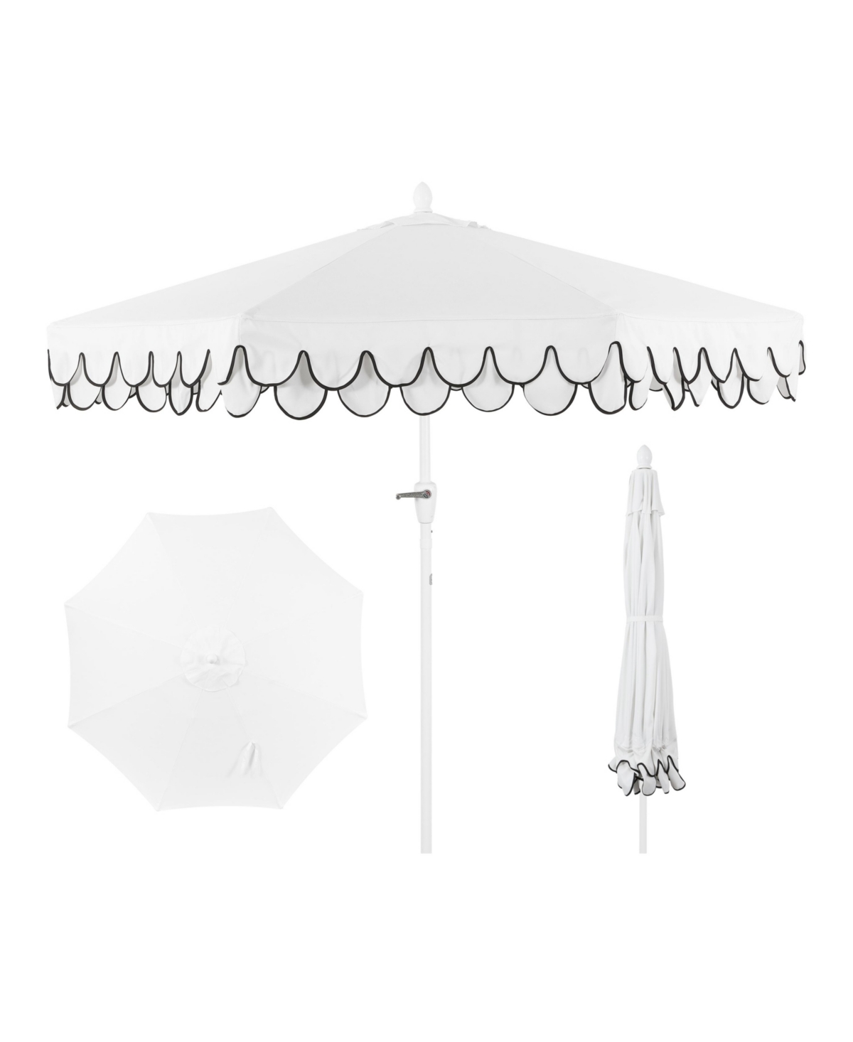 Click here for Jonathan Y Tracy 9 ft. Classic MidCentury Scallope... prices