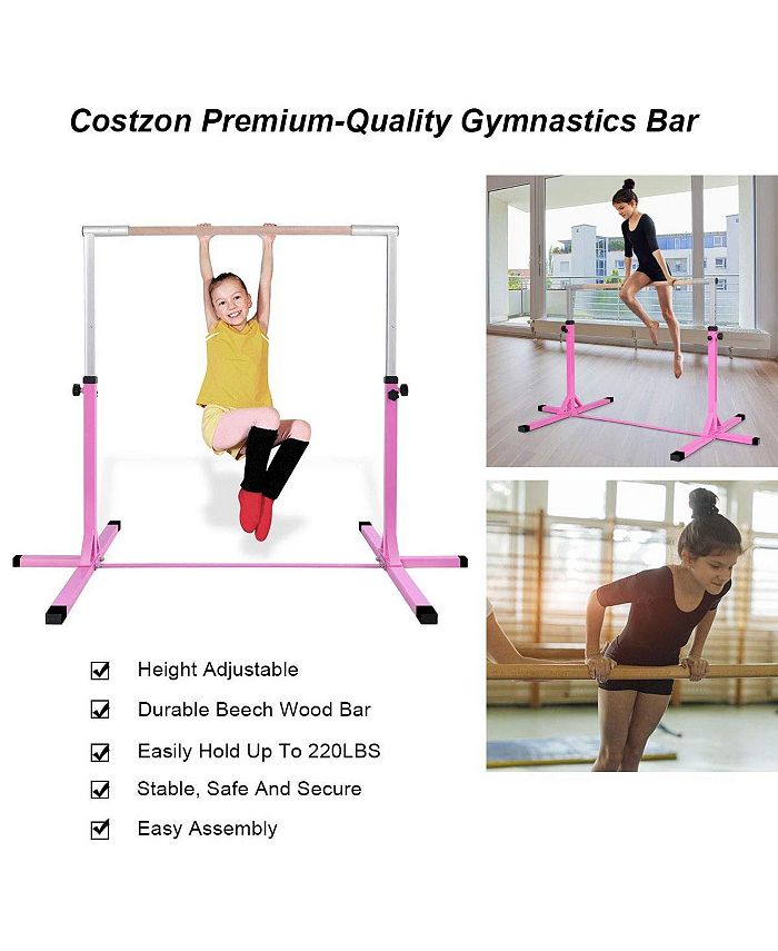 SKONYON Adjustable Gymnastics Horizontal Bar for Kids - Macy's