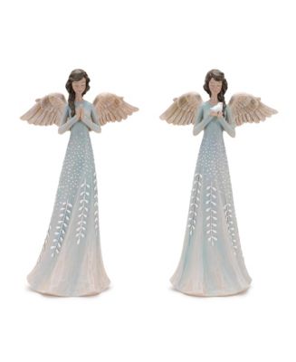 Slickblue Angel Figurine Set of 2 Elegant Decor for a Heavenly Touch ...