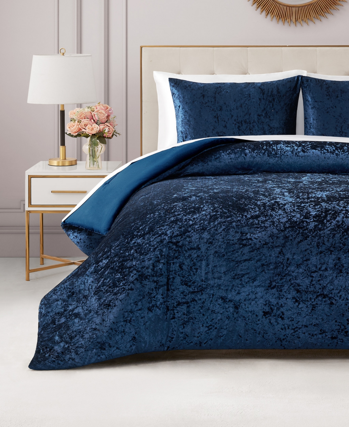 Click here for Juicy Couture Crushed Velvet 2-Pc. Comforter Set... prices