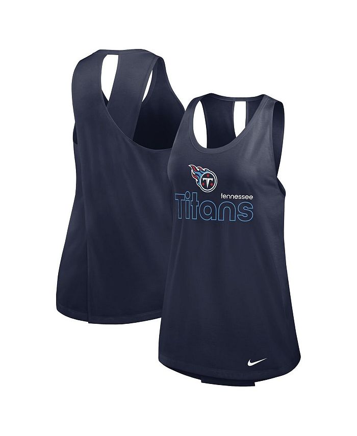 Nike Women's Navy Tennessee Titans Performance Tank Top - Macy's