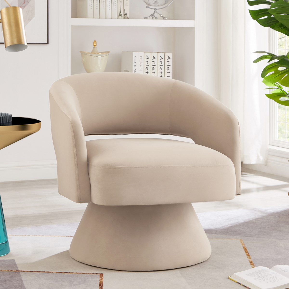Click here for Simplie Fun Modern Swivel Accent Chair: Comfort  S... prices