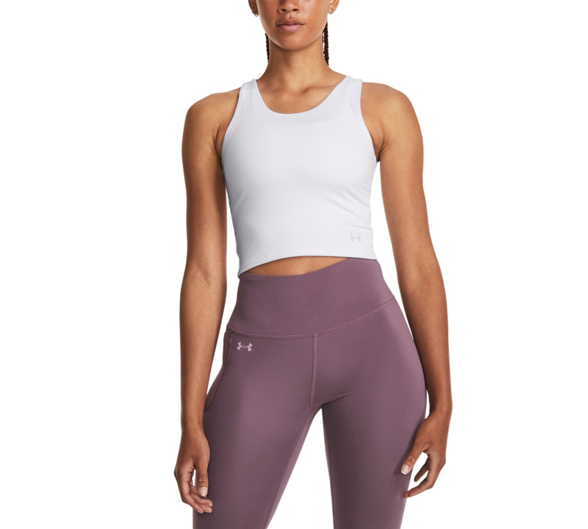 Click here for Under Armour Womens Motion Tank Top - White prices