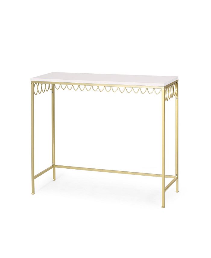 Simplie Fun Glamorous Modern Console Table with Open Frame for Entryways - Macy's