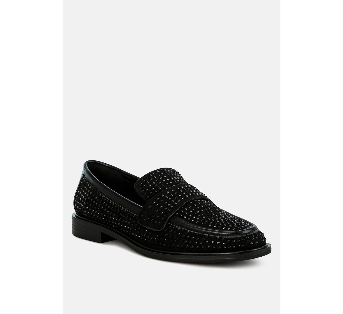 Click here for Hobbs Rhinestones Embellished Loafers - Black prices