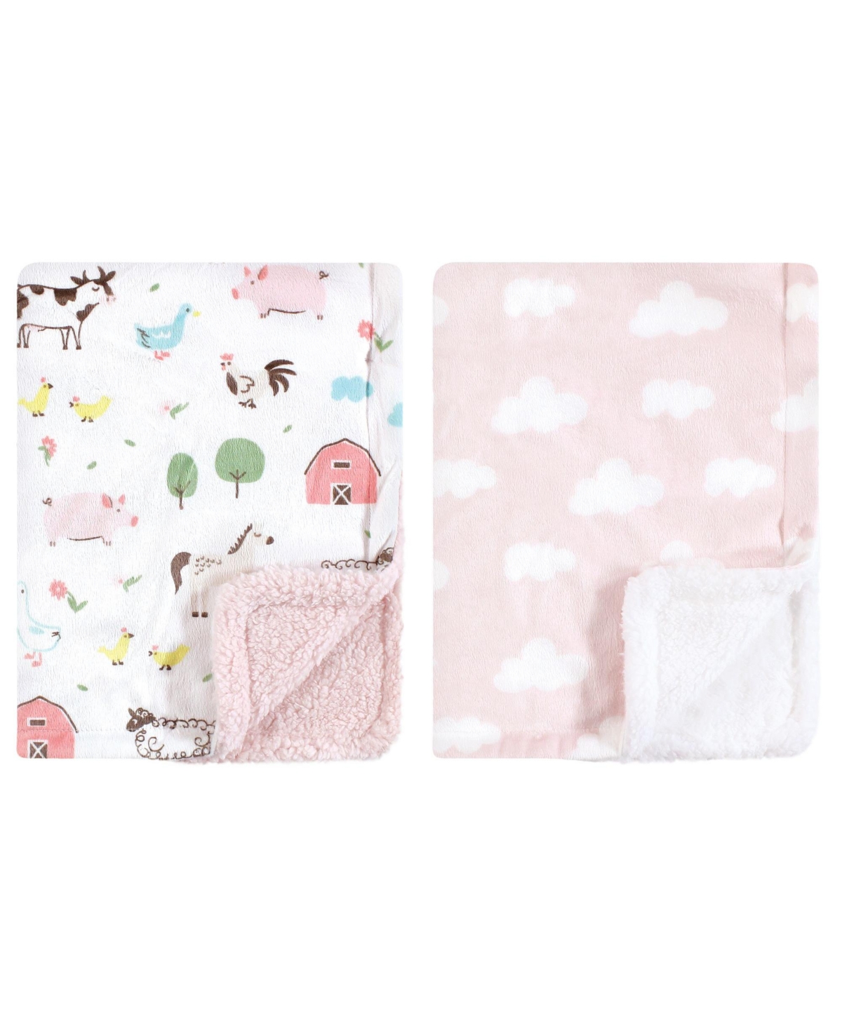 Click here for Hudson Baby Girls Double Layer Blanket - Girl farm... prices