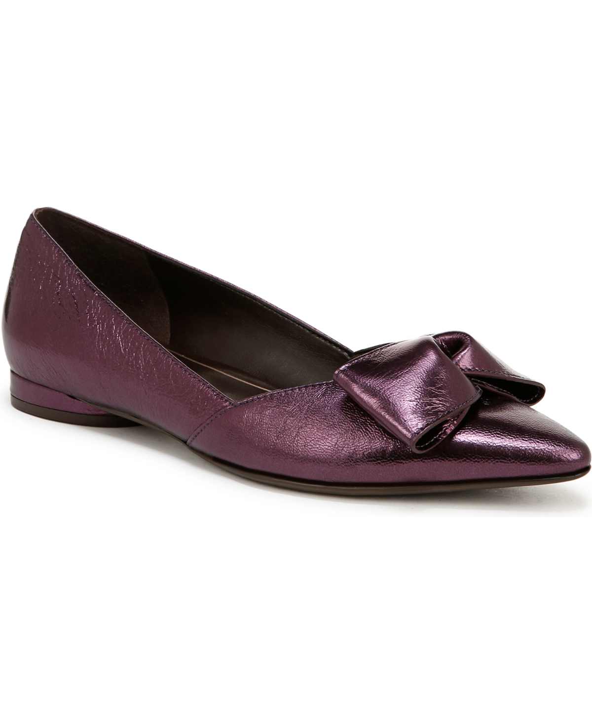 Click here for Naturalizer Havana-Bow Flats - Deep Plum Leather prices