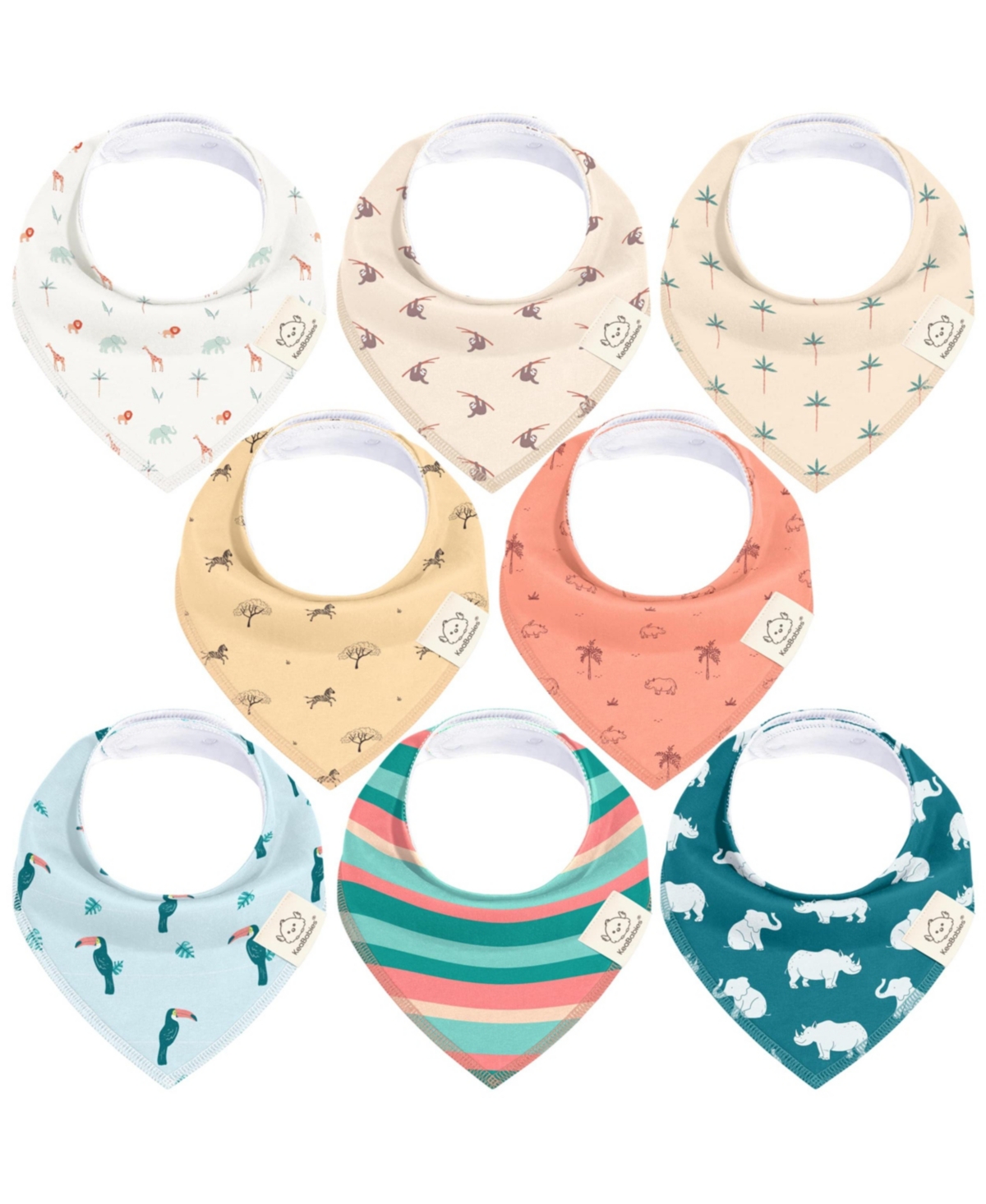 Click here for KeaBabies 8pk Baby Bandana Bibs  Baby Drool Bibs f... prices