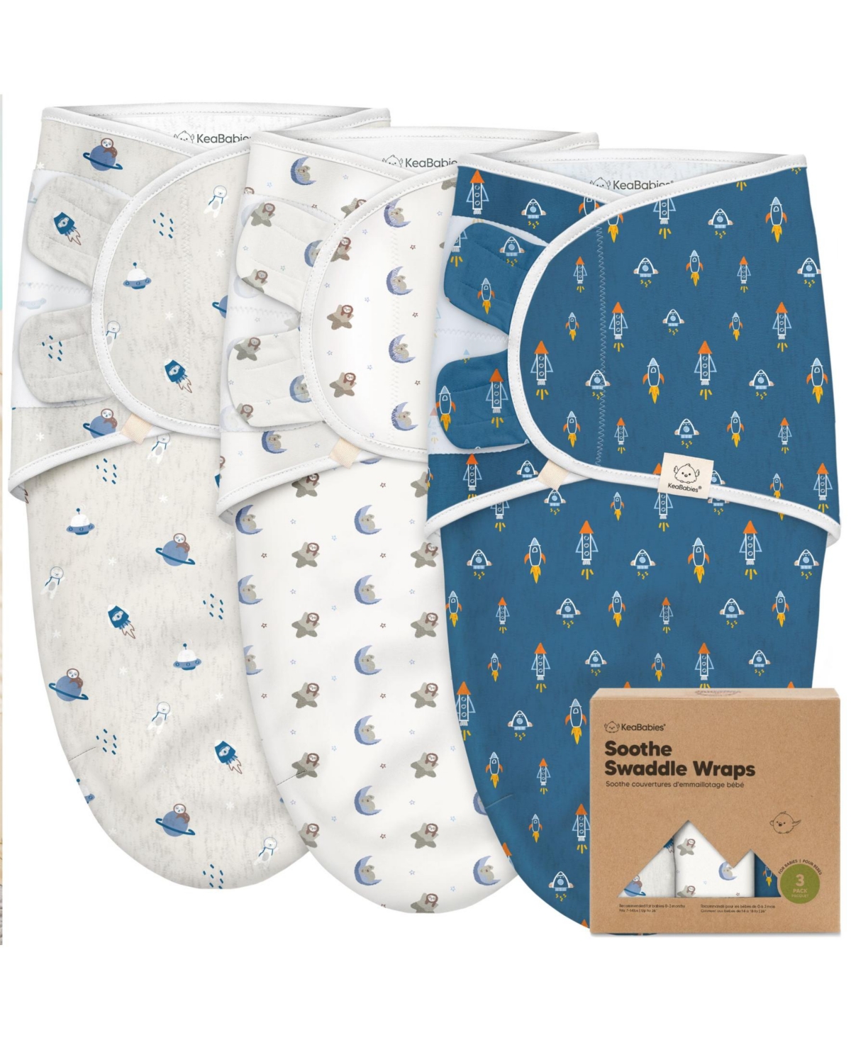 Click here for KeaBabies 3pk Soothe Baby Swaddle  Organic Baby Sw... prices