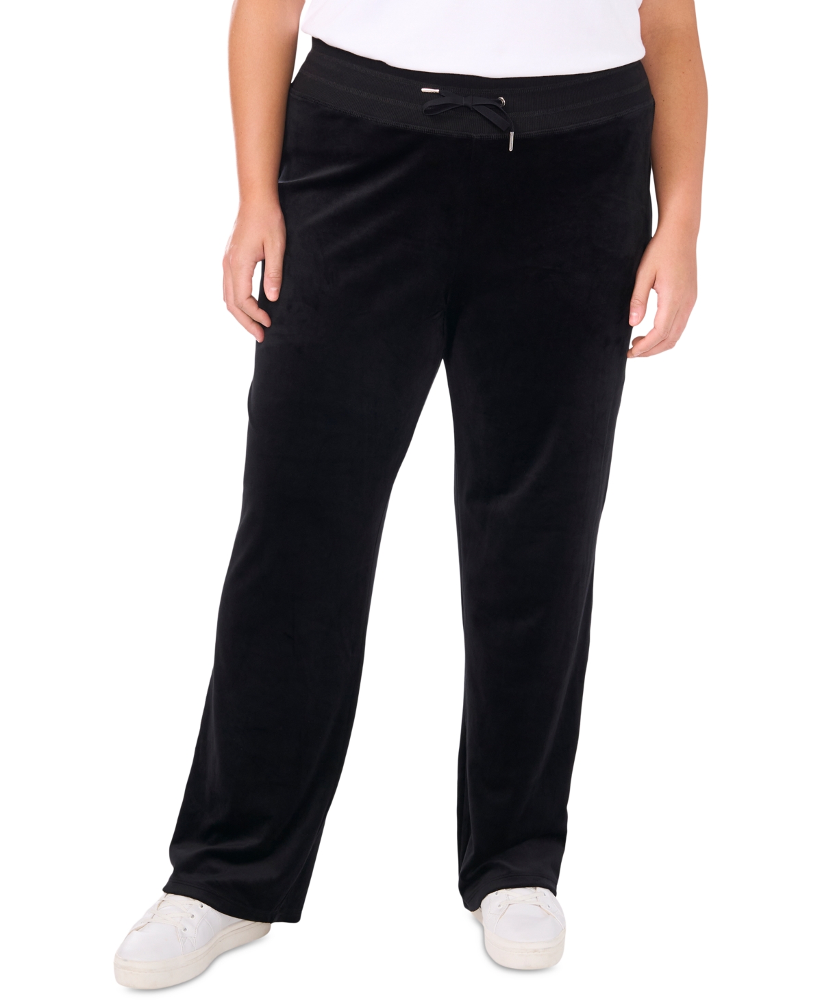 Click here for Vince Camuto Plus Size Velour Drawstring-Waist Str... prices