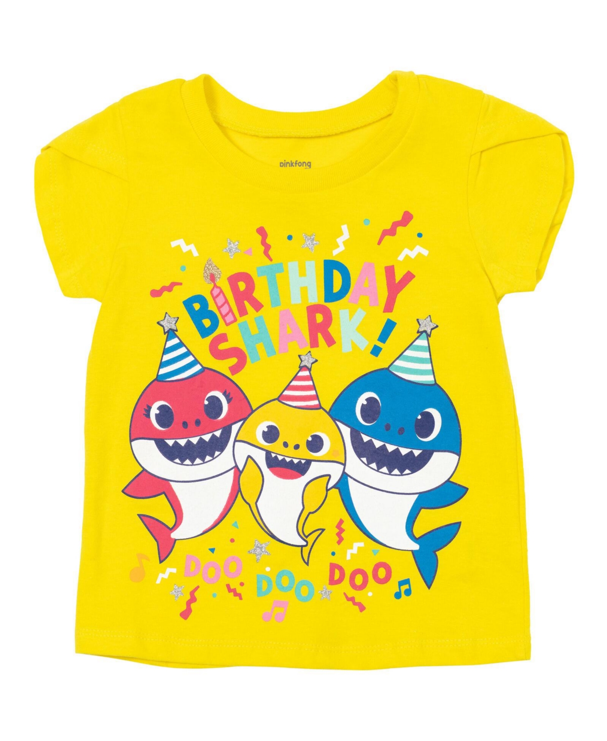 Click here for Baby Shark Baby Girls Pinkfong Shark T-Shirt - Yel... prices