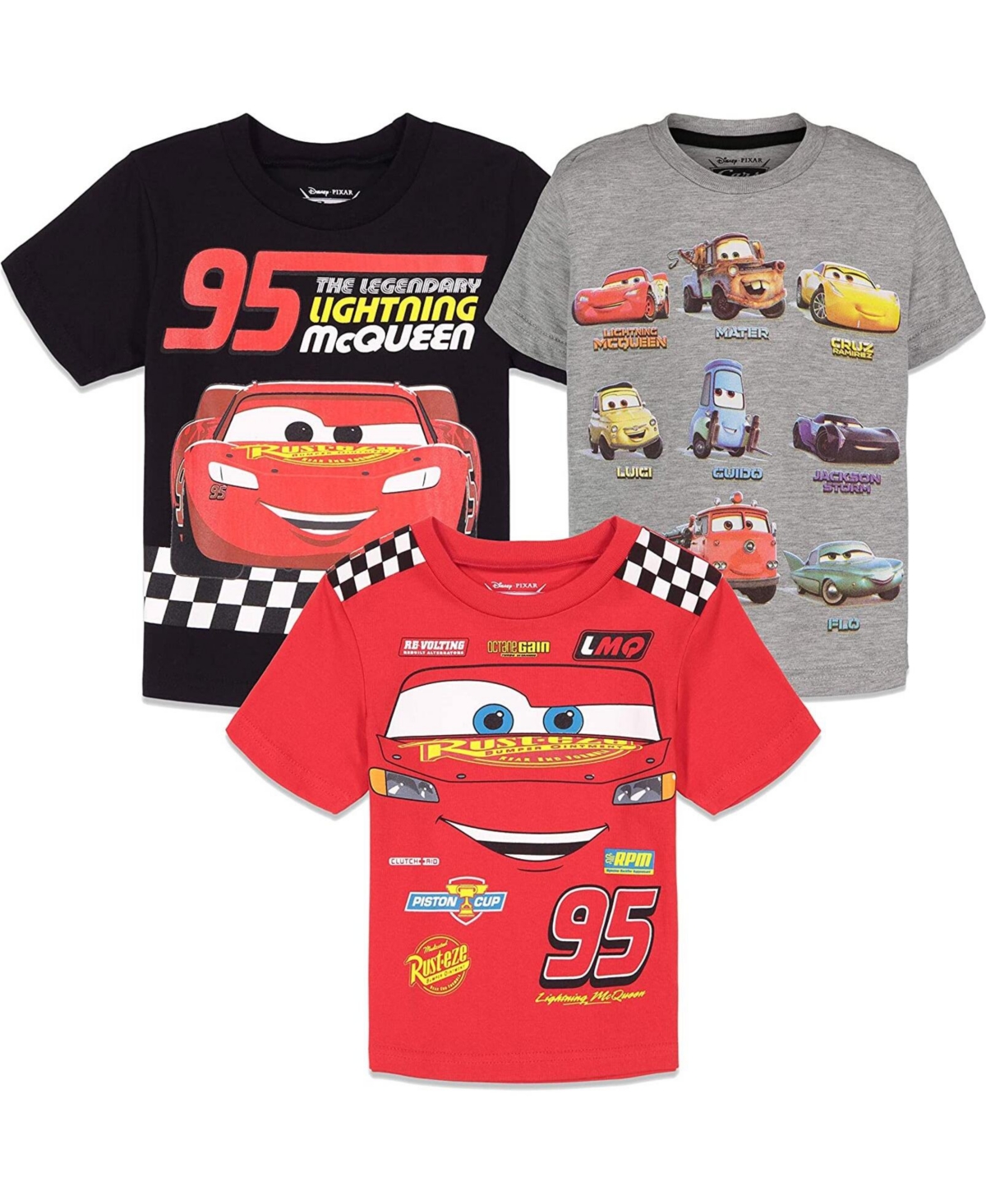 Click here for Cars Little Boys Tow Mater Lightning McQueen 3 Pac... prices