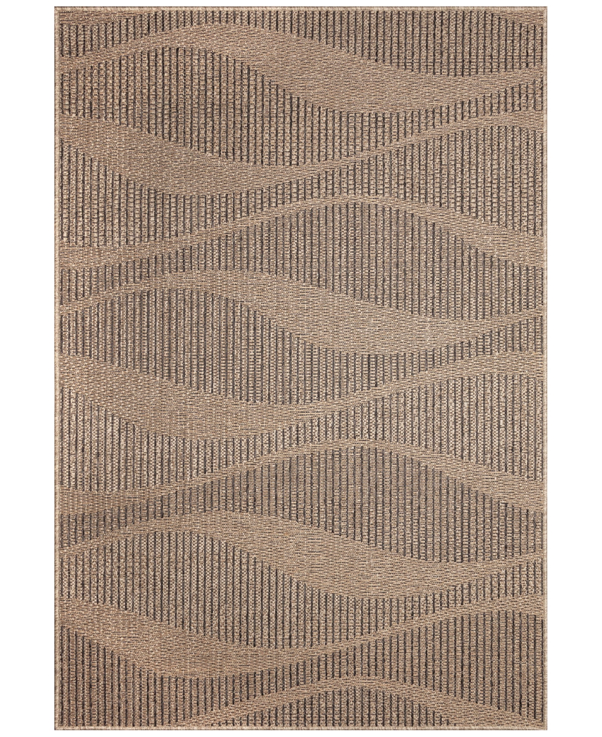 Click here for Liora Manne Monaco Wave 53x73 Area Rug - Taupe prices
