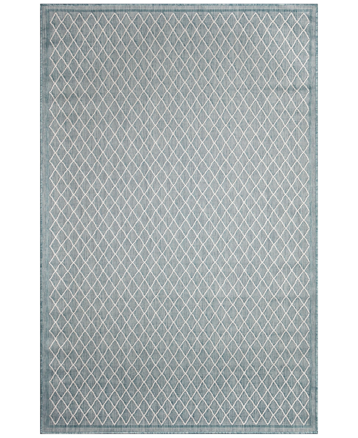 Click here for Liora Manne Carmel Diamonds 66x94 Area Rug - Aqua prices