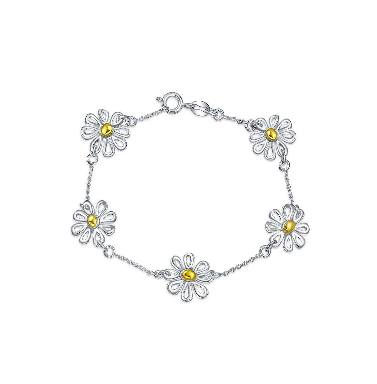 Click here for Bling Jewelry Summer Spring Time Two Tone Station... prices