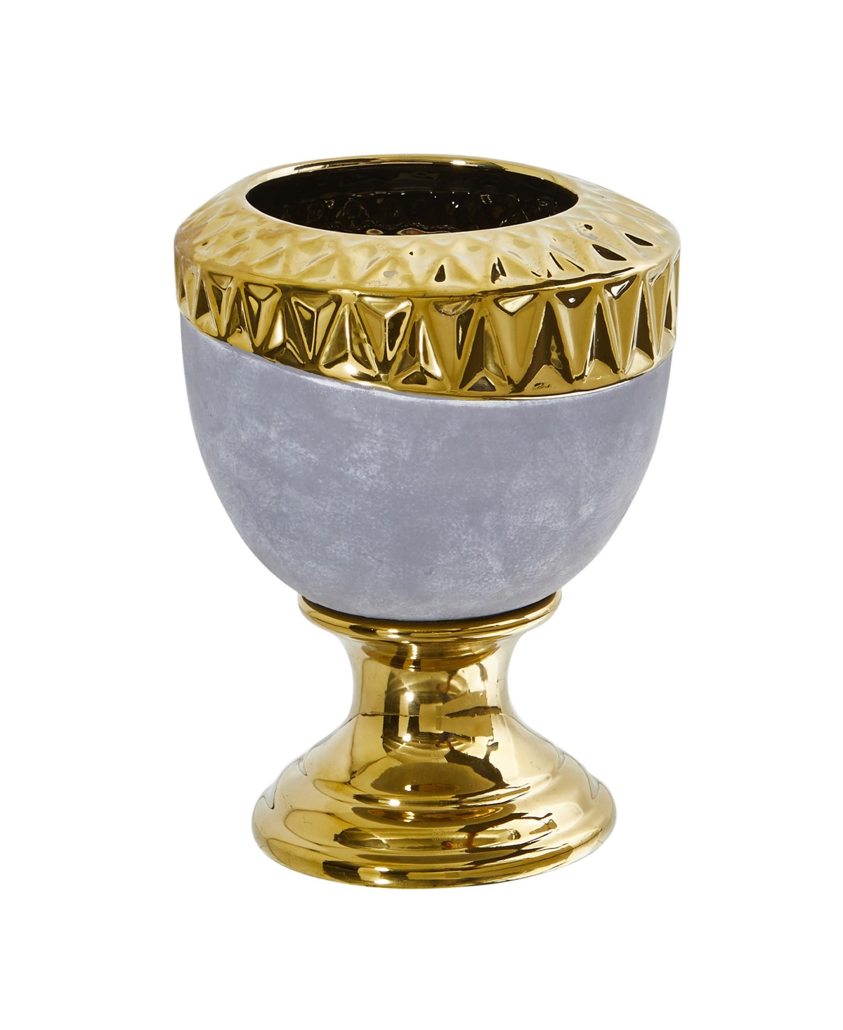 Click here for Slickblue Regal Stone Urn with Gold Accents Elegan... prices