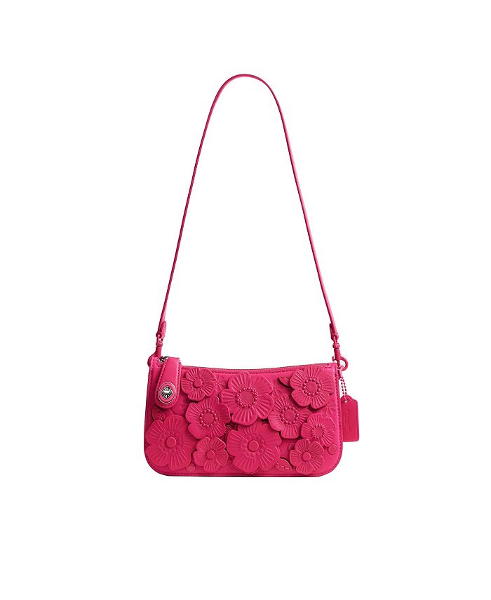 COACH Women's Penn with Tea Rose Leather Shoulder Bag - Macy's