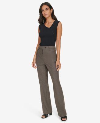Calvin Klein Women s Houndstooth Pants Macy s