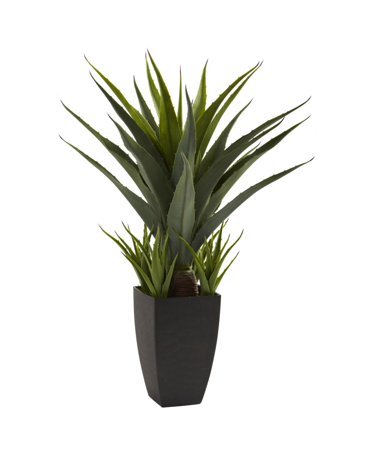 Click here for Slickblue Agave Plant in Stylish Black Planter Mod... prices