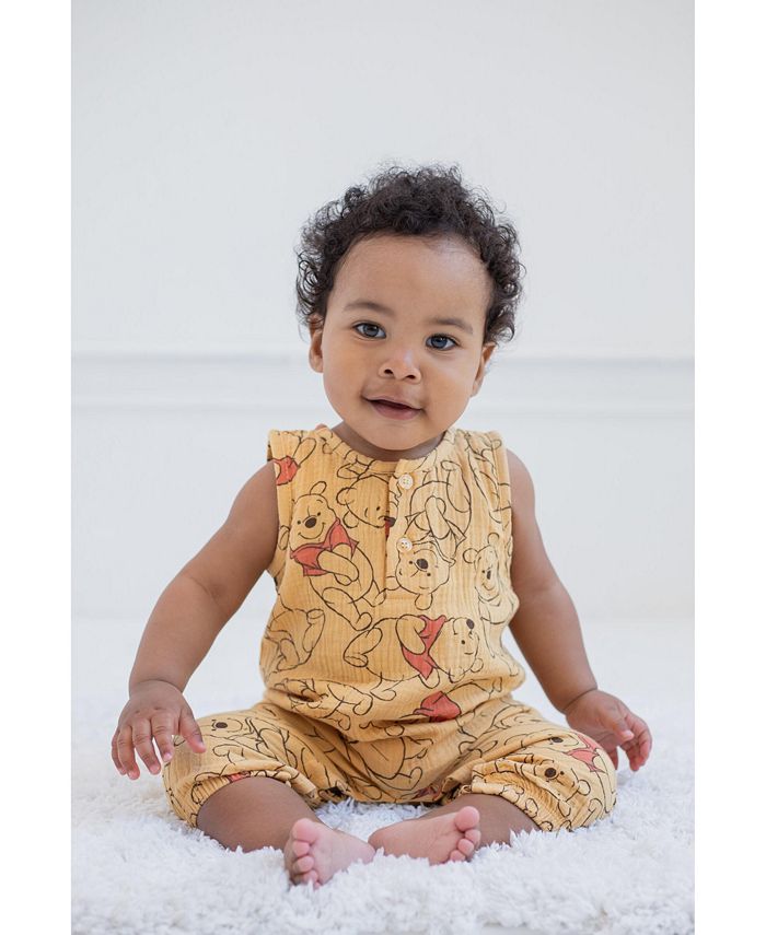 Disney Baby Boys Winnie the Pooh Mickey Mouse Outfit Set Shortall Dress ...