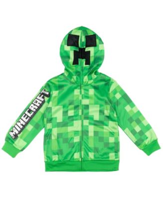 Minecraft Little Boys Fleece Zip Up Hoodie to (4 - 18-20) - Macy's