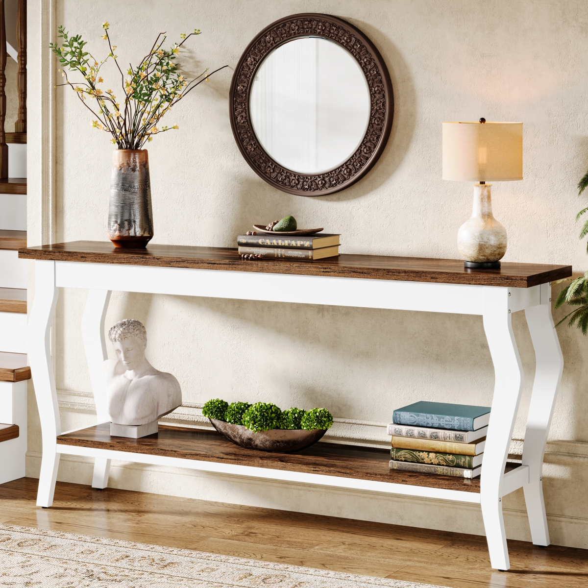 Click here for Tribesigns 70.9 Inches Extra Long Sofa Table Behin... prices