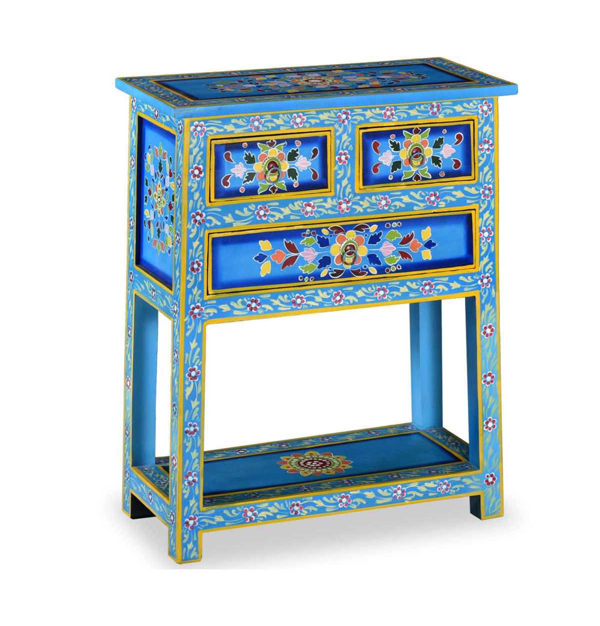 Click here for Sideboard with Drawers Solid Mango Wood Turquoise... prices