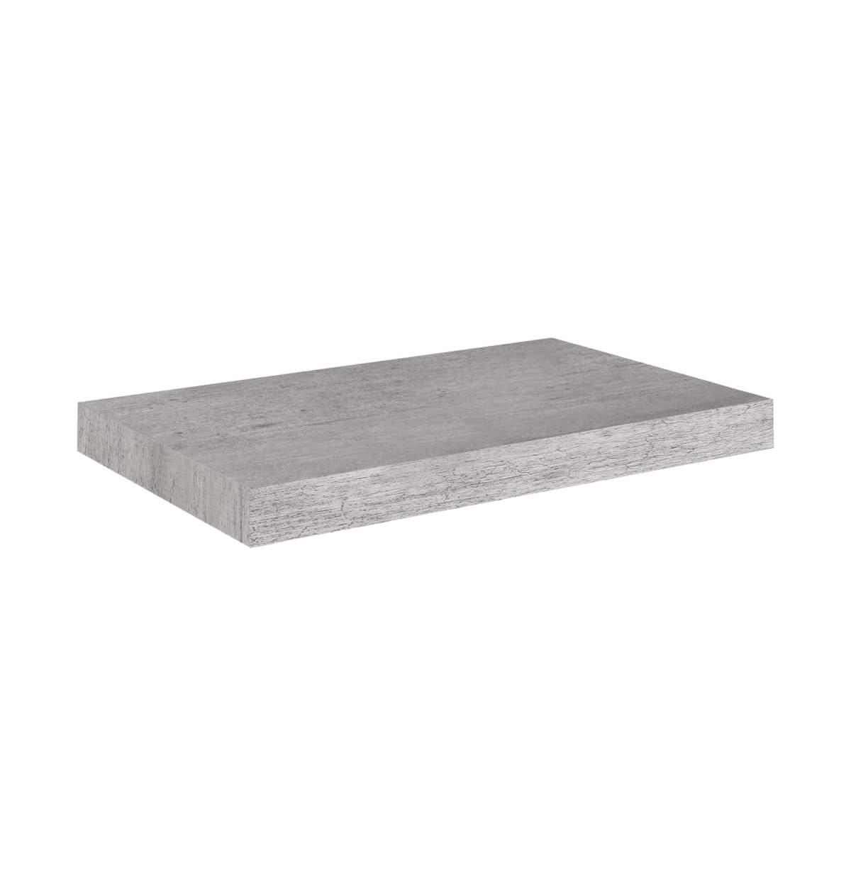 Click here for vidaXL Floating Wall Shelf Concrete Gray 19.7x9.1x... prices
