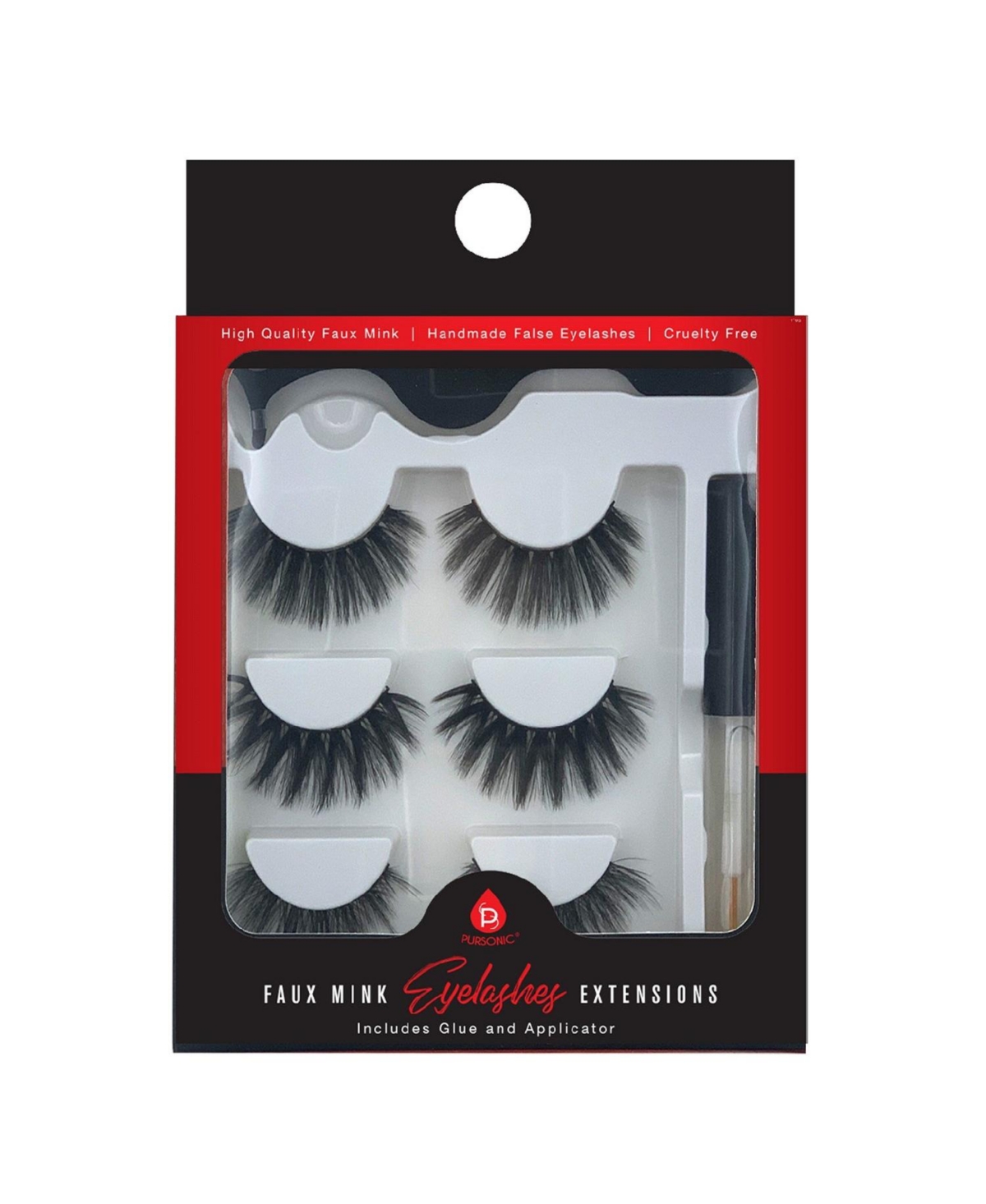 Click here for Pursonic Faux Mink Style False Eyelashes Extension... prices