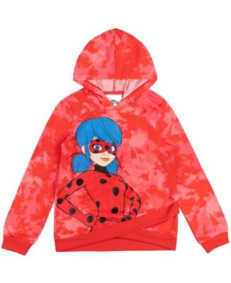 Miraculous Girls Ladybug Cat Noir Fleece Hoodie to - Macy's