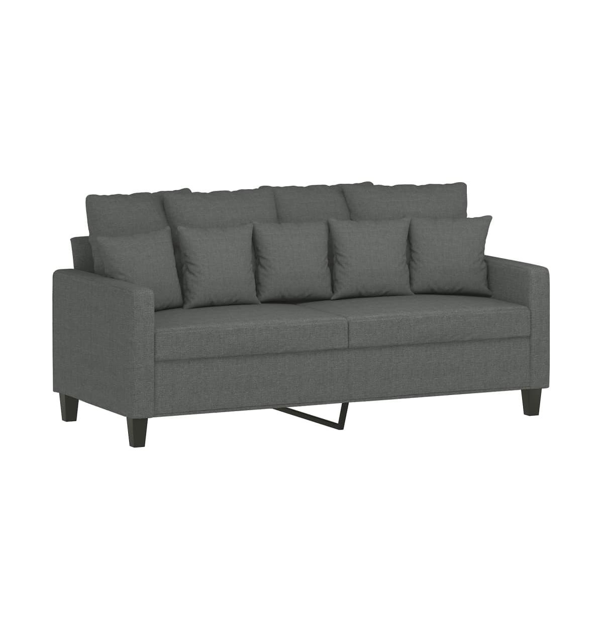 Click here for vidaXL 2-Seater Sofa Dark Gray 55.1 Fabric - Gray prices