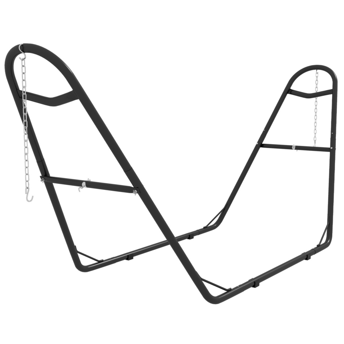 Click here for Adjustable Steel Hammock Stand for Two - Black prices