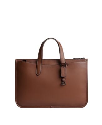 COACH ISAAC Leather Workbag - Macy's