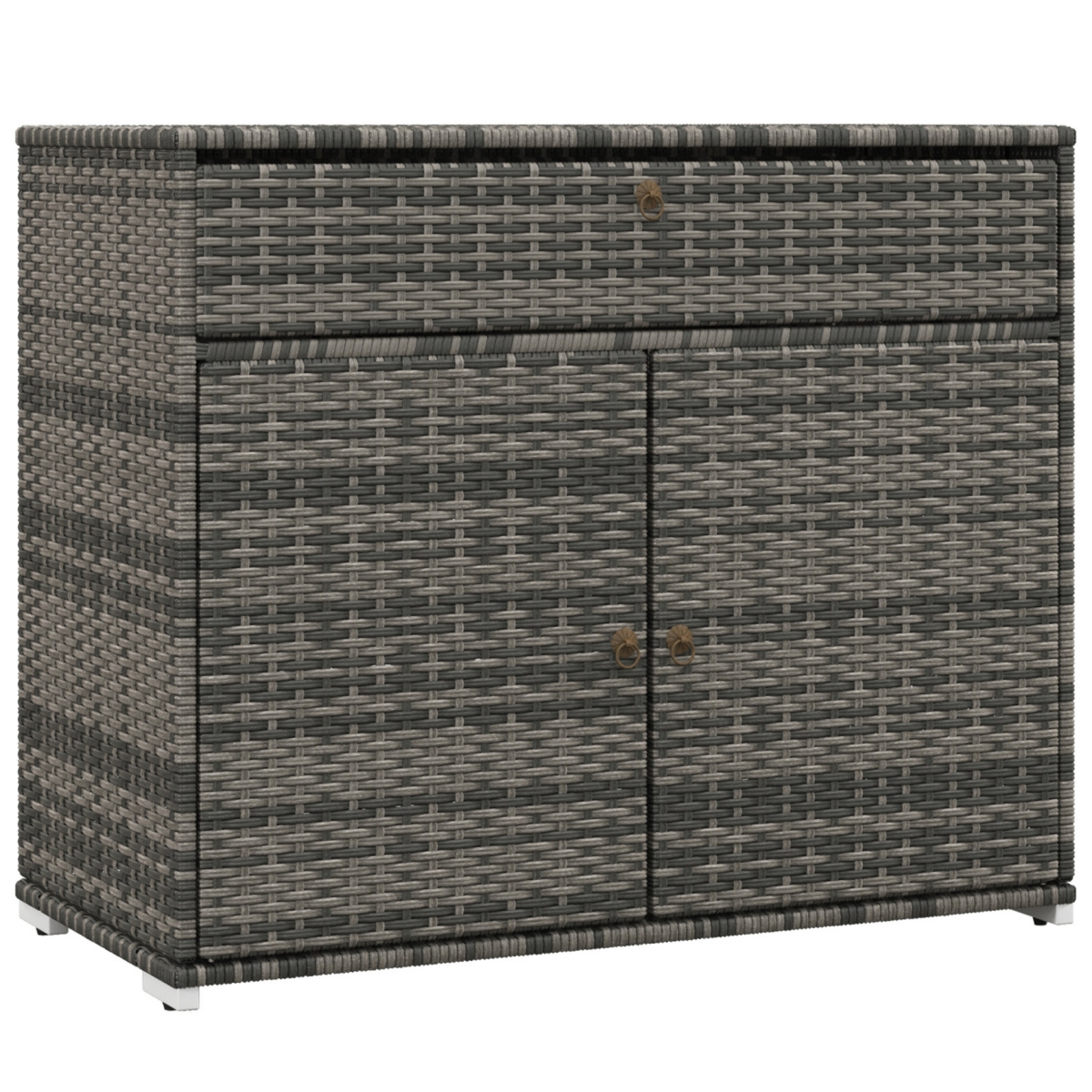 Click here for Rattan Wicker Freestanding Cabinet: Pool Toy & Tow... prices