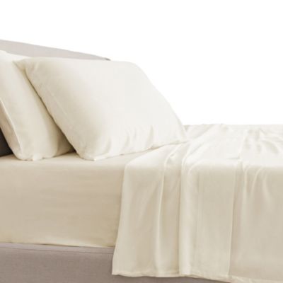 Click here for Cariloha Classic 4 Piece Twill Sheet Set Ivory Ful... prices