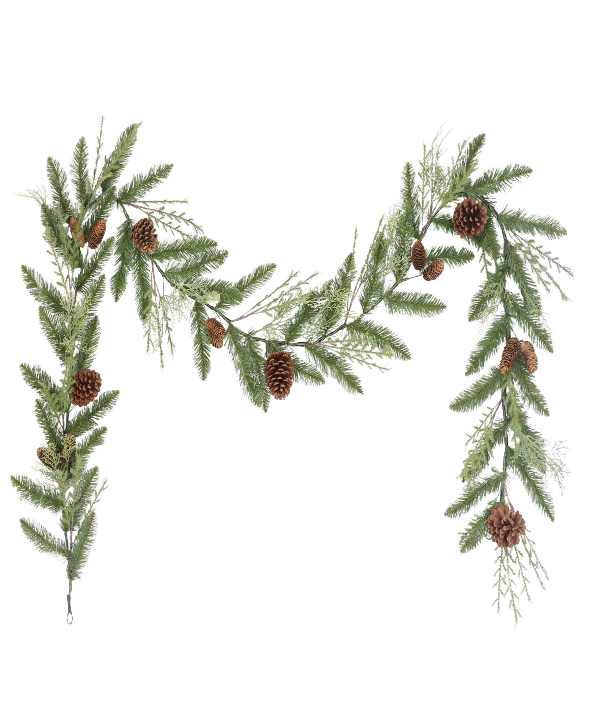 Click here for Puleo Artificial Cypress Garland 9 ft - Green prices