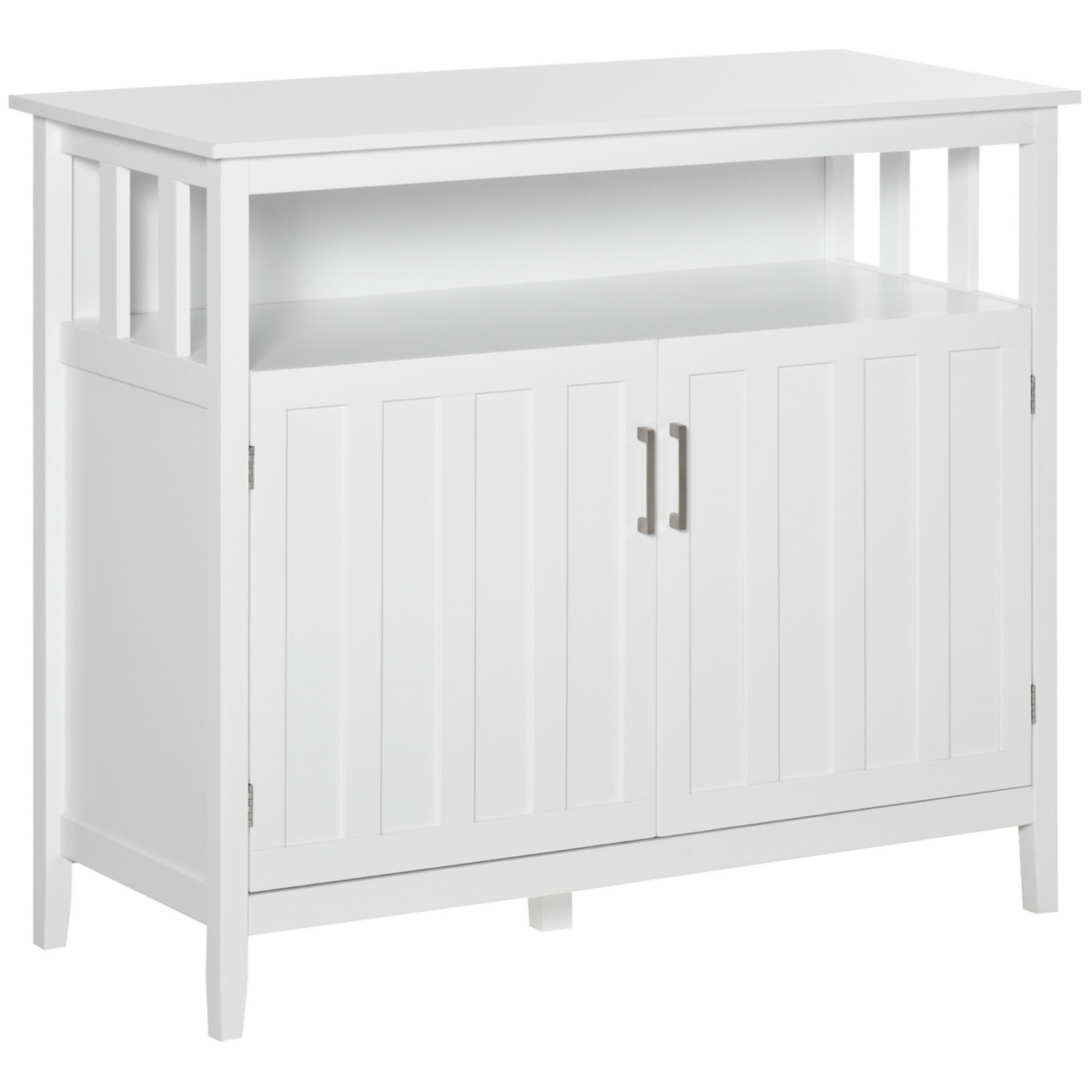 Click here for White Buffet Cabinet with Adjustable Shelves - Whi... prices