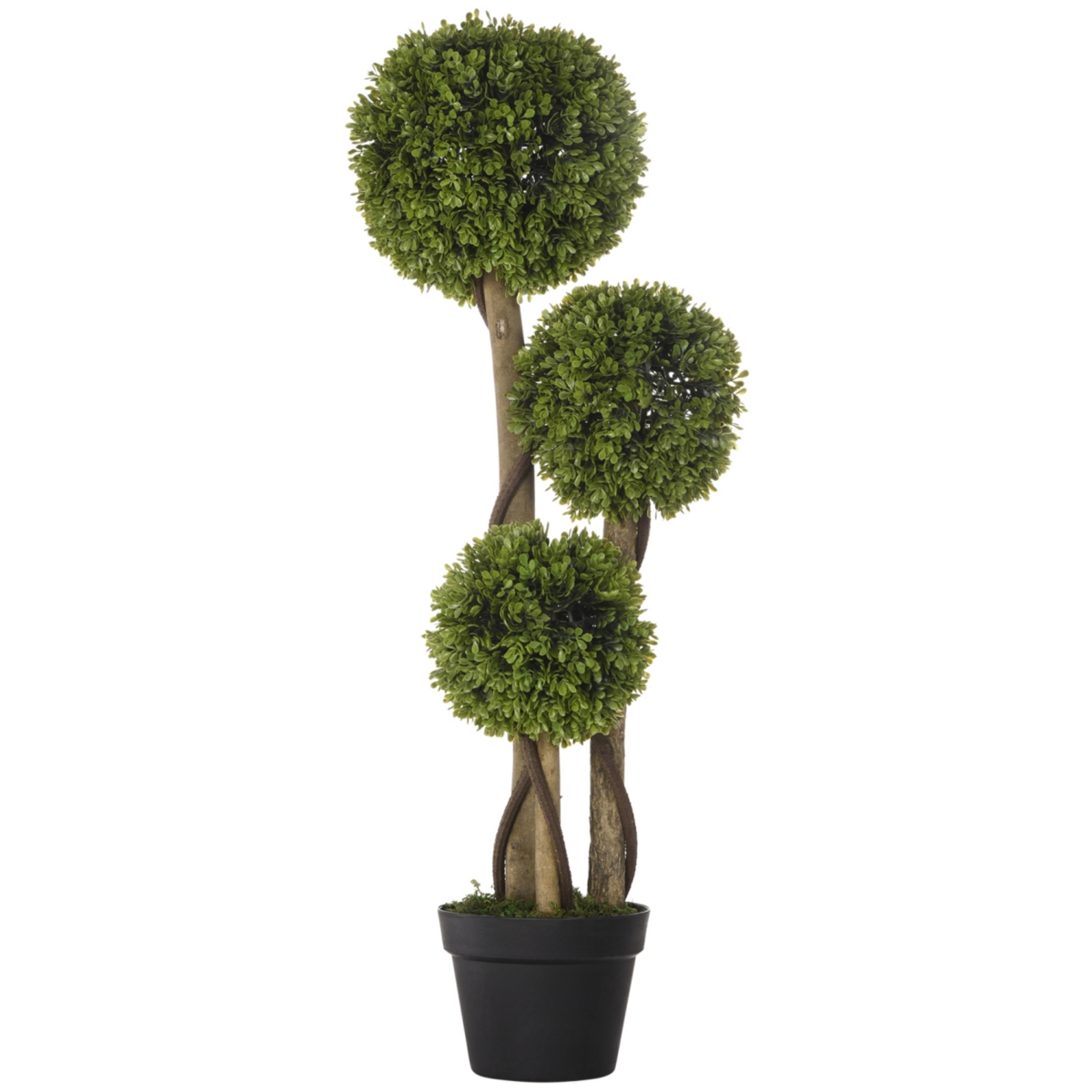 Click here for Artificial Topiary Tree for Home Decor - Light gre... prices