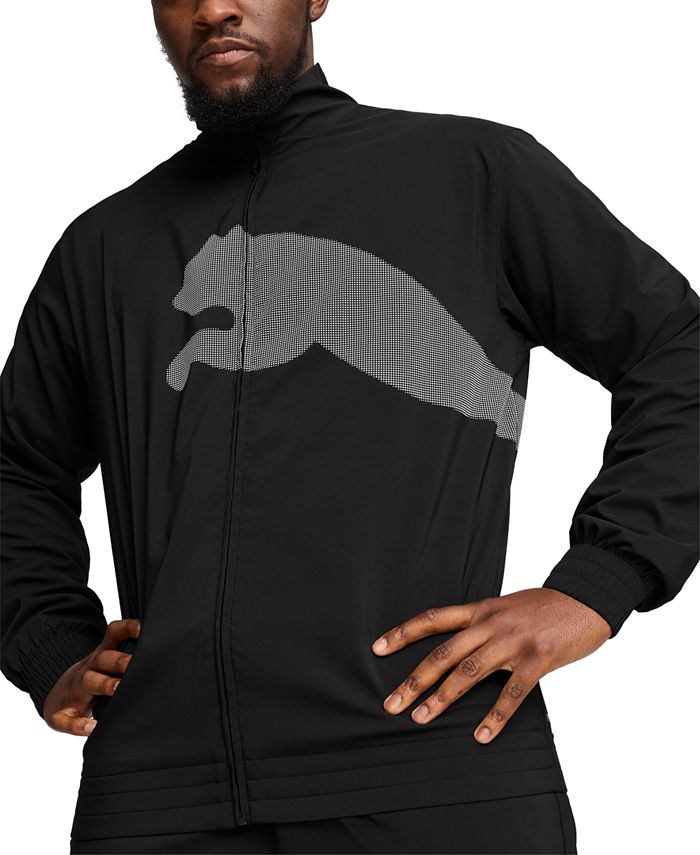 Puma Men's Train All Day Big Cat Woven Logo Jacket - Macy's