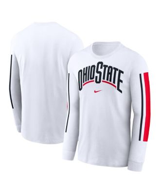 Nike Men's White Ohio State Buckeyes Local Spirit Slogan Long Sleeve T ...