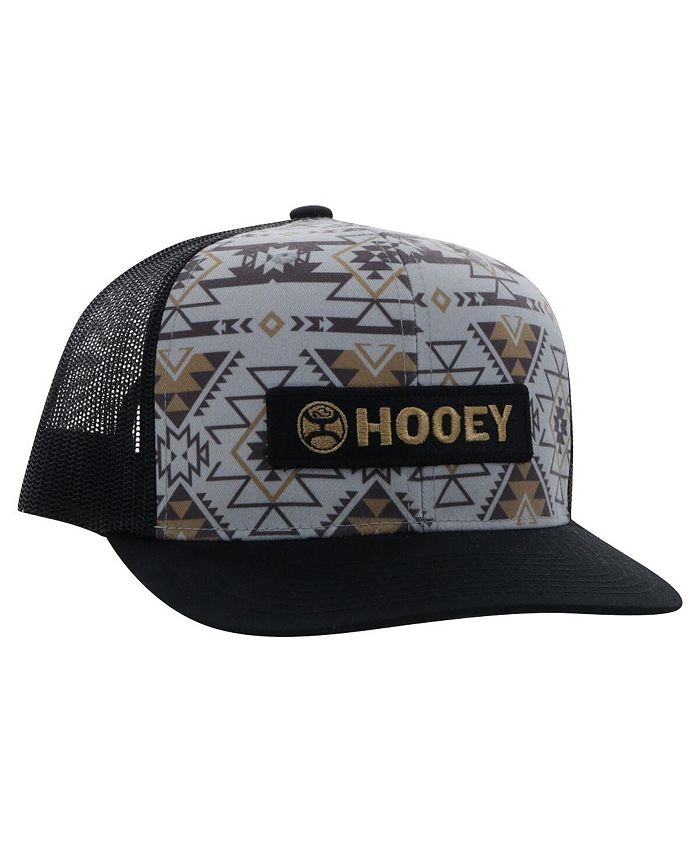 Hooey Big Boys and Girls Gray/Black Lock-Up Aztec Adjustable Hat - Macy's