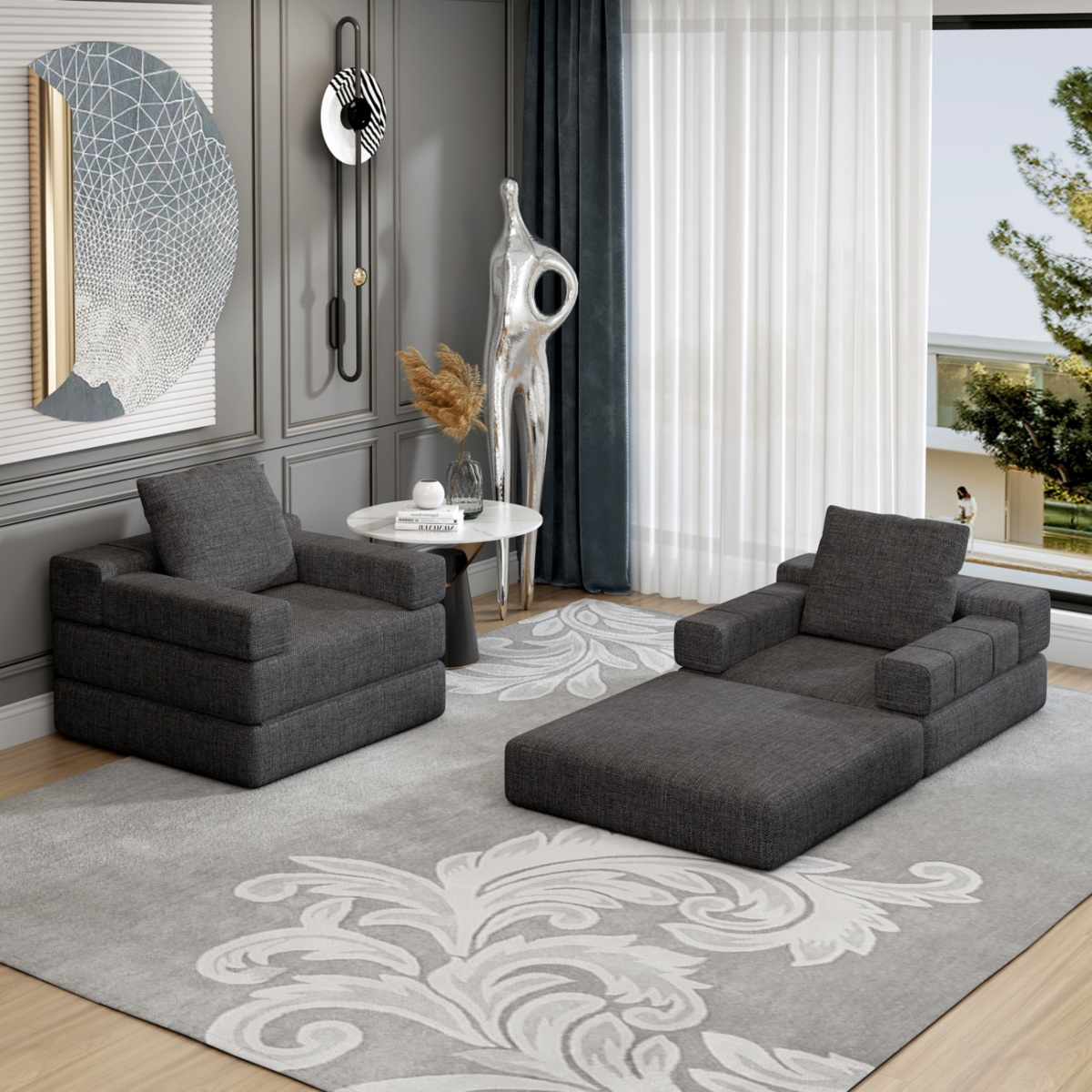 Click here for Streamdale Convertible Single Sofa Bed for Living... prices