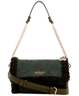 GUESS Davika Flap Shoulder Bag - Macy's