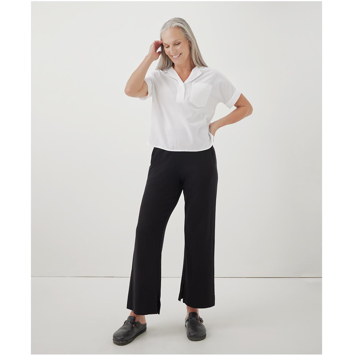 Click here for Pact Womens Organic Cotton Airplane Pant - 29 Inse... prices