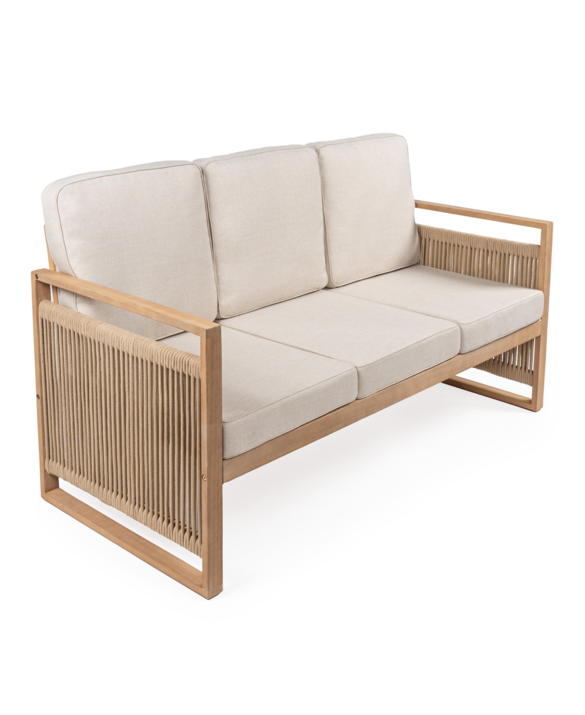 Click here for Jonathan Y Arwen Modern Bohemian Roped Acacia Wood... prices