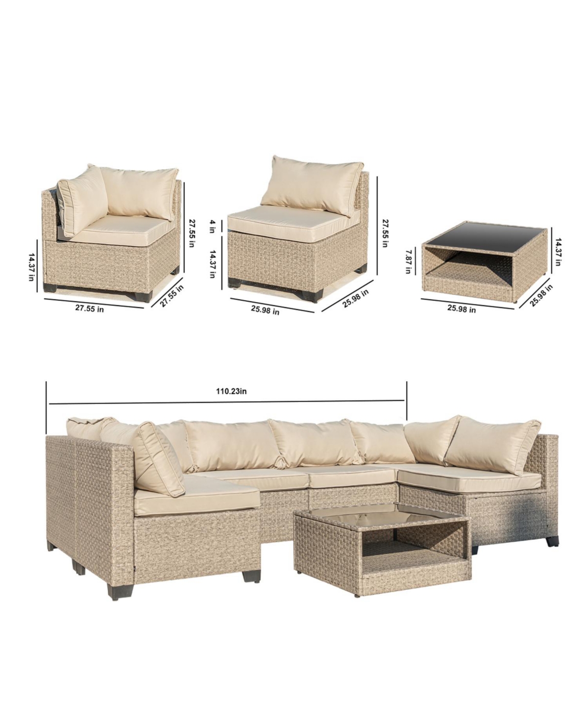 Click here for Streamdale 5-Piece Patio Furniture Set All-Weather... prices