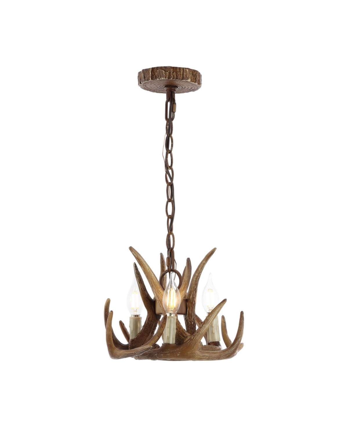Click here for Jonathan Y Nelle 11.5 Adjustable Resin Antler 3-Li... prices