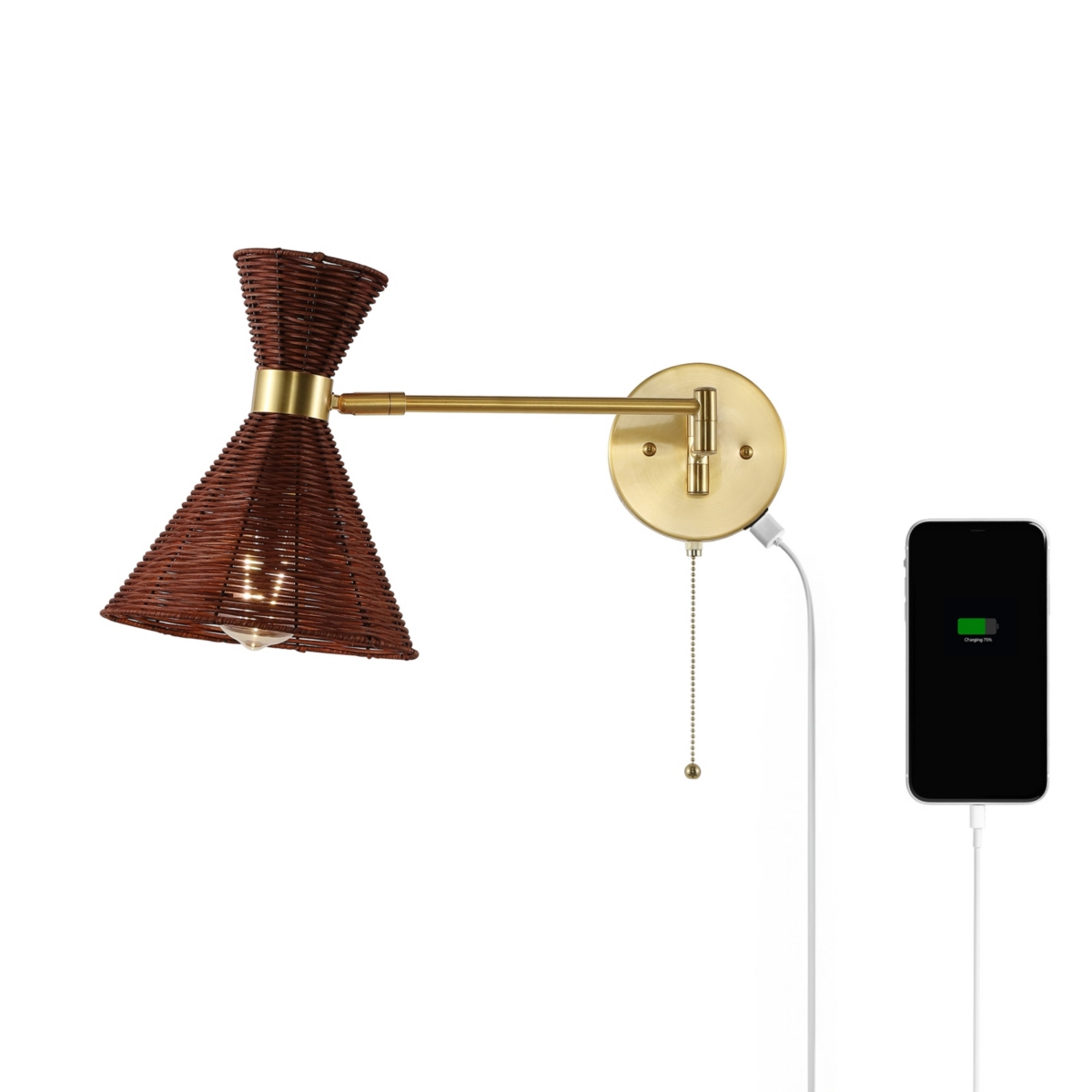 Click here for Jonathan Y Lily 25 1-Light Mid-Century Vintage Ret... prices