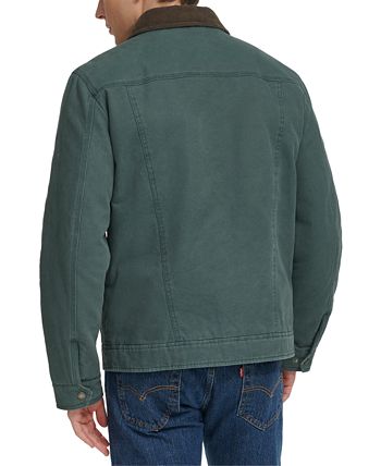 Levi's Levi’s® Men's Cotton Canvas Zip-Front Utility Jacket - Macy's