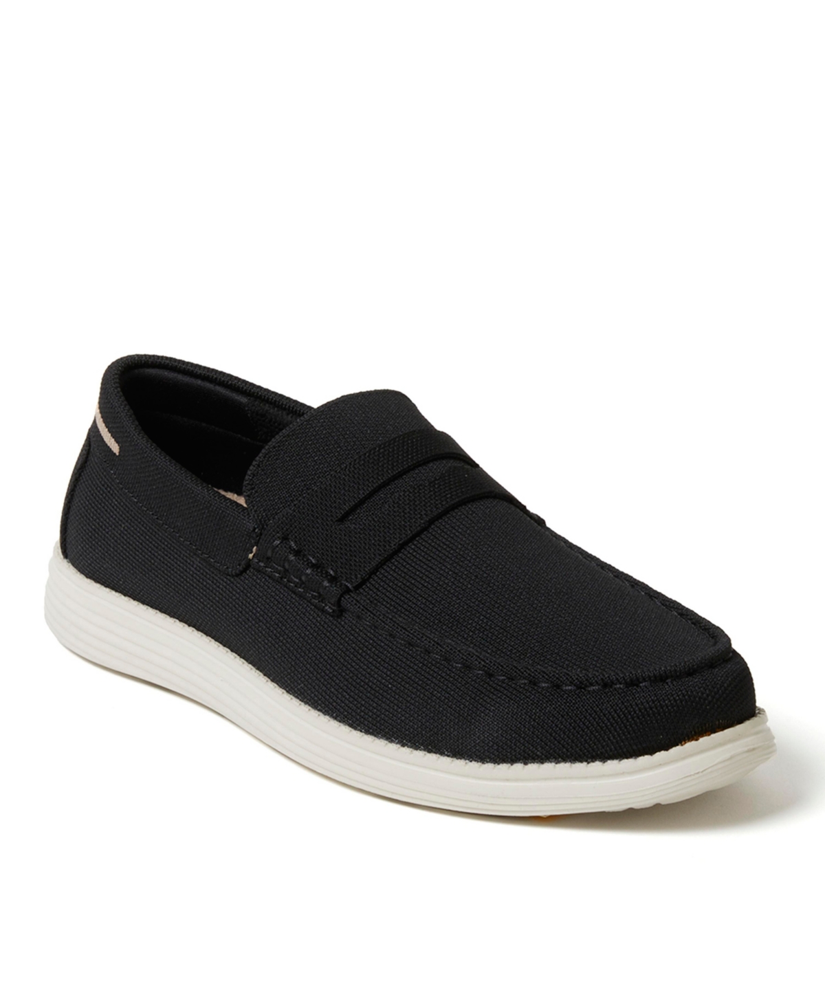 Click here for Dearfoams Mens Rollins Sport Knit Loafer - Black prices